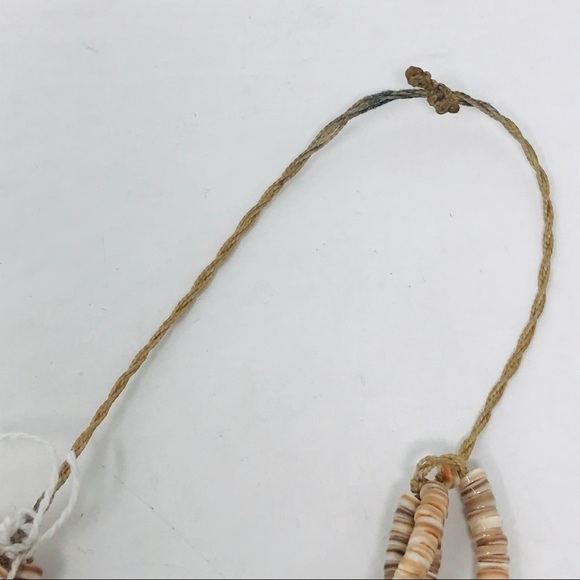 Vintage | Jewelry | Native American Shell Turquoise Beaded Necklace ...